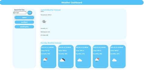 GitHub Rsainzlinarez Weather Dashboard