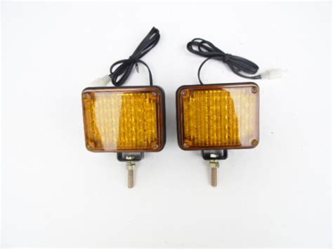 12v Square Amber Led Grille Lights Evl