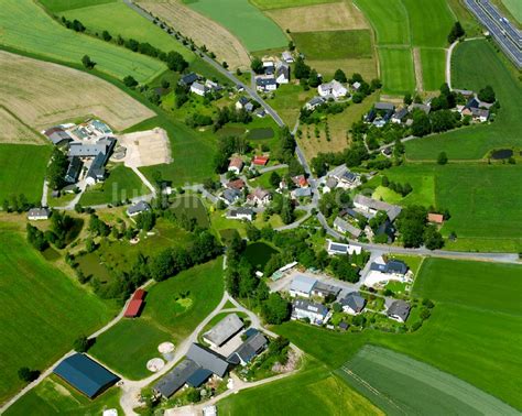 Edlendorf Von Oben Dorfkern Am Feldrand In Edlendorf Im Bundesland Bayern Deutschland