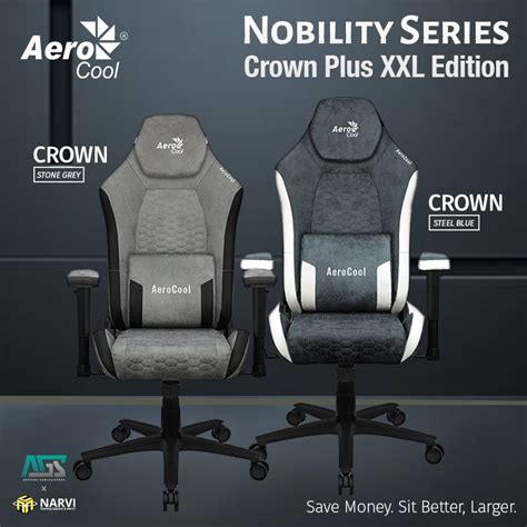 Jual Aerocool Crown Plus XXL Gaming Chair - KURSI GAMING | Shopee Indonesia