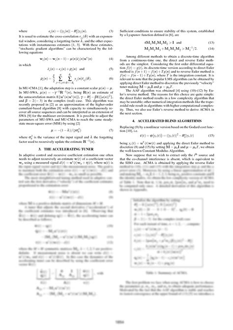 SOLUTION An Accelerated Constant Modulus Algorithm For Space Time Blind Equalization Studypool