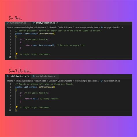 Emmanuel Idiaghe On Linkedin Csharp Cleancode Softwareengineering