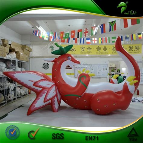 Hongyi Swimming Pool Sex Inflatable Strawberry Dragon Inflatable Sex Cartoon Animation Buy