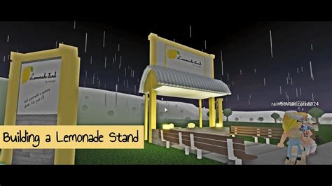 Roblox Bloxburg Short Speedbuild Lemonade Stand 6k YouTube