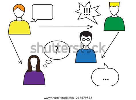 Social Network Comunication Concept Vector Stock Vector Royalty Free