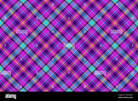 Vector Texture Background Pattern Plaid Textile Fabric Check Seamless Tartan In Pink And