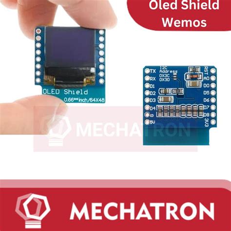 Jual Cod Oled Shield Wemos D Mini Inch X Iic I C Shopee Indonesia