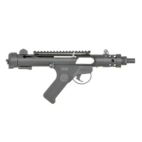 Set Mk Sterling Submachine Gun Replica Black S T Short Rds Mid Cap Magazine For