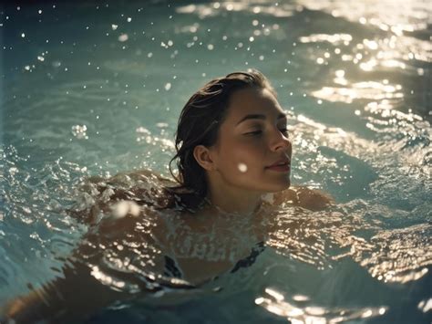 Beautiful Girl In Swimming Pool Beautiful Girl In Swimming Pool