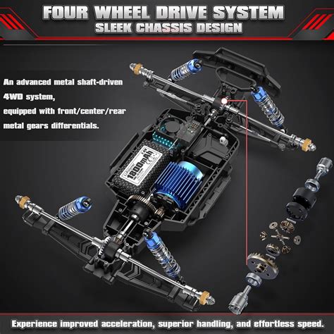High Speed Brushless Rc Car 112 Scale 4wd Off Road Truck Remote