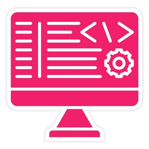 Premium Vector Vector Design Back End Development Icon Style