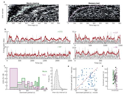 Periodic Properties Of Tpcs During The Memory Test A Left Z Scored Download Scientific