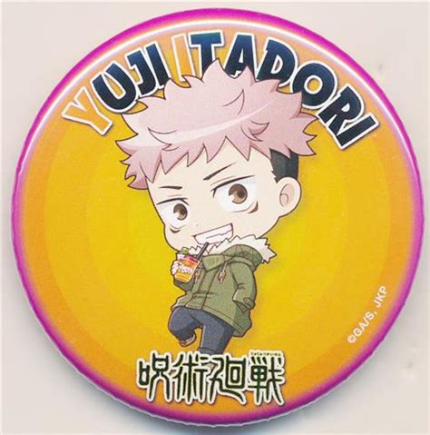 呪術廻戦×charadri ちびキャラ缶バッジ A 虎杖悠仁 ｼﾞｭｼﾞｭﾂｶｲｾﾝｷｬﾗﾄﾞﾘﾁﾋﾞｷｬﾗｶﾝﾊﾞｯｼﾞaｲﾀﾄﾞﾘ