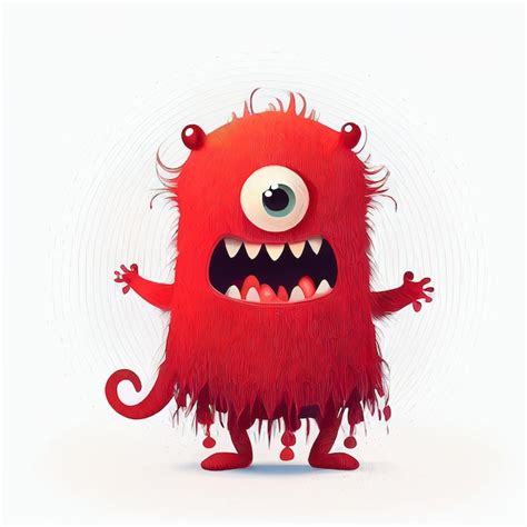 Premium Photo Illustration Cartoon Cute Monsters On Isolated