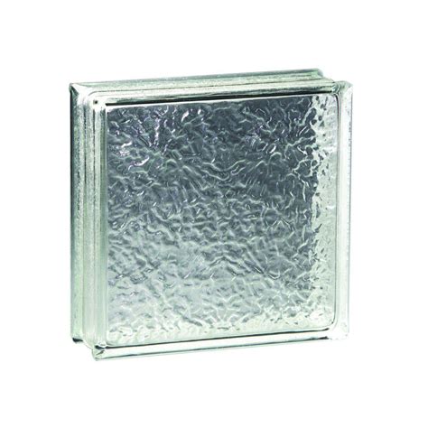Pittsburgh Corning 8 In X 8 In X 4 In Icescapes Glass Block E157