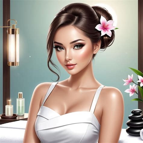 Premium Photo Beauty Spa Skincare Girl Image