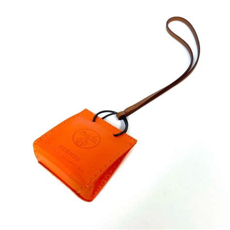 【極上美品】hermes エルメス サック オランジュ チャーム メルカリ