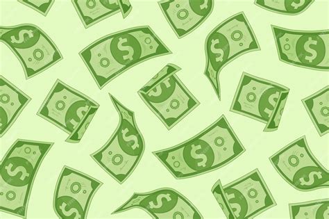 Premium Vector Hand Drawn Dollar Bill Background