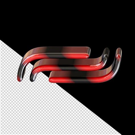 Premium Psd Black And Red Symbol