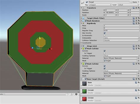 high speed bullet against hinged target not working unity engine