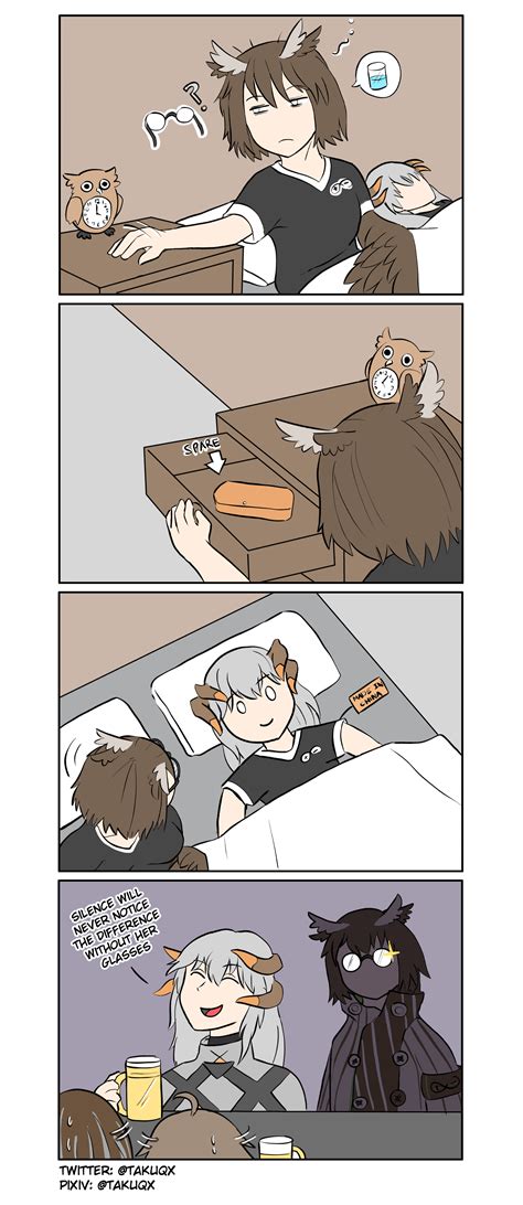 Drew Another Arknight Comic Sarias Bedtime Rarknights