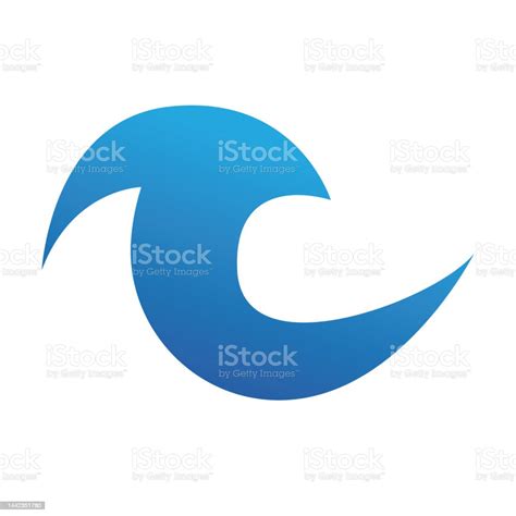 워터 웨이브 로고 디자인 템플릿 개념에 대한 스톡 벡터 아트 및 기타 이미지 개념 개념과 주제 곡선 Istock