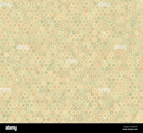 Geometric Shapes Background Rounded Stacked Hexagons Mosaic Cells Regular Hexagon Shapes
