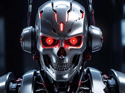 Premium Photo | Humanoid android robot with artificial intelligence