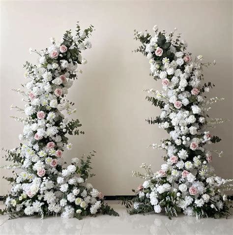 Silk Flower Wedding Arch Rentals In Chicago Elegant Ceremony Backdrops