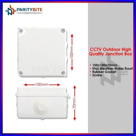 ∆ 100x100x70mm Ip65 Waterproof Outdoor Electrical Cctv Enclosure Square