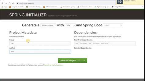 Spring Boot Hello World Example Using Maven Build Tool In Sts Youtube