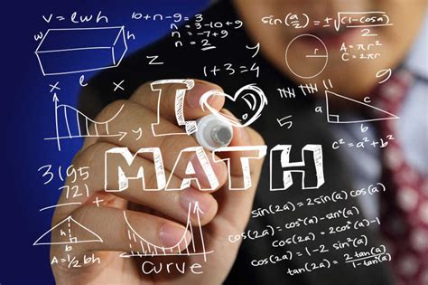 喜欢数学的商人图片 商人在虚拟屏幕上写下我爱数学的字样素材 高清图片 摄影照片 寻图免费打包下载