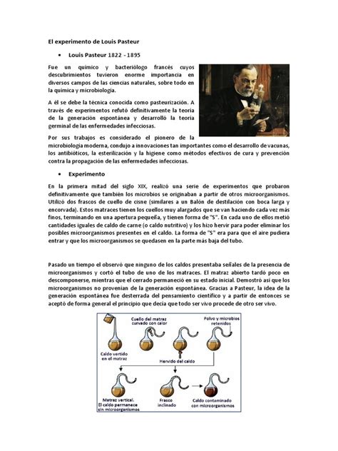 Louis Pasteur Experimento