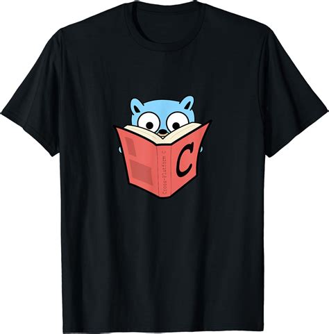 Go Developer Tee Golang Cross Platform C Gopher Tshirt T Shirt Clothing