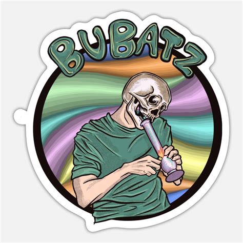 Bubatz Stickers Unique Designs Spreadshirt