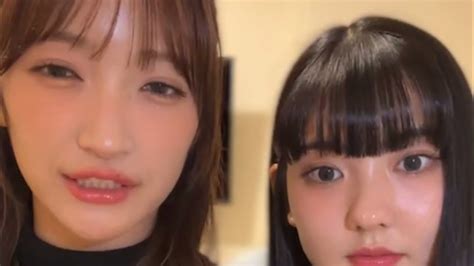 菱田未渚美インスタ推しの笑顔ライブコラボの小川桜花のgirls2インタライブ Youtube