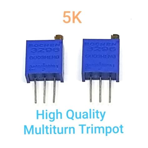 Jual Multiturn 5k Trimpot Trimmer Variable Resistor 5k Vr Multiturn 5k