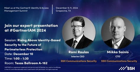 Gartneriam Cybersecurity Cybersecurityevent Quantumsafe Otsecurity Ssh Communications