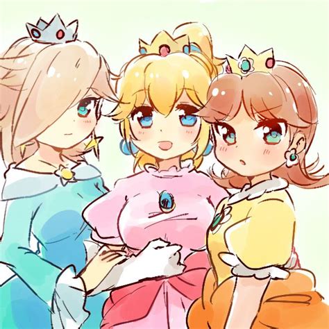 Peach Daisy And Rosalina Super Mario Bros Super Mario Brothers