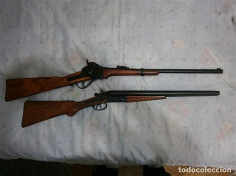 Lote carabina sharps escopeta doble cañon rep Vendido en Venta Directa