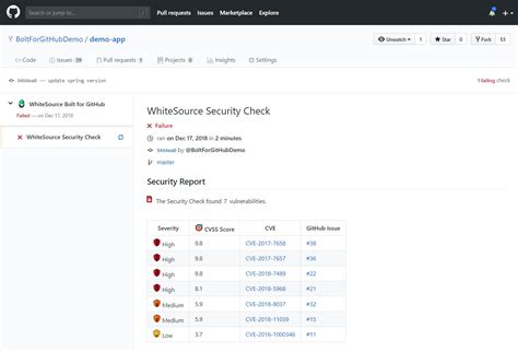 Mend Bolt · Github Marketplace · Github