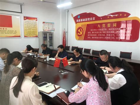 马克思主义学院直属党支部组织开展《中国共产党党徽党旗条例》专题学习主题党日活动 滁州城市职业学院马克思主义学院