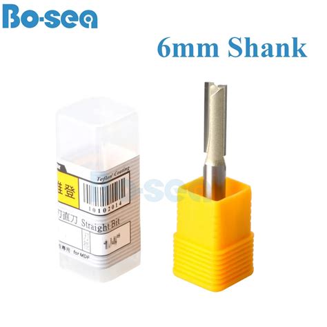 50 Pieces Lot Router Bits Straight Bit 6mm Shank Tungsten Carbide 2