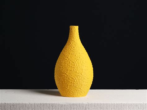 Decorative Vase With Granite Texture Vase Mode By Slimprint