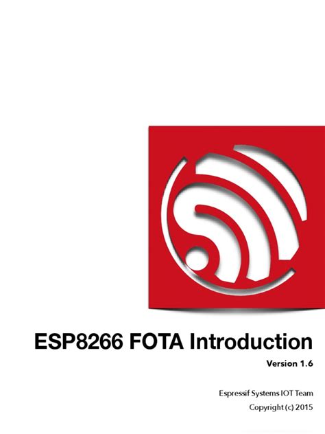 Pdf 99c Esp8266 Ota Upgrade En V16 Dokumentips