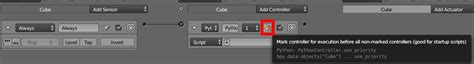 Game Engine How Can I Run A Python Script Before Anything Else Blender Stack Exchange