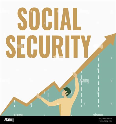 Conceptual Display Social Security Word Written On Assistance From State Showing With