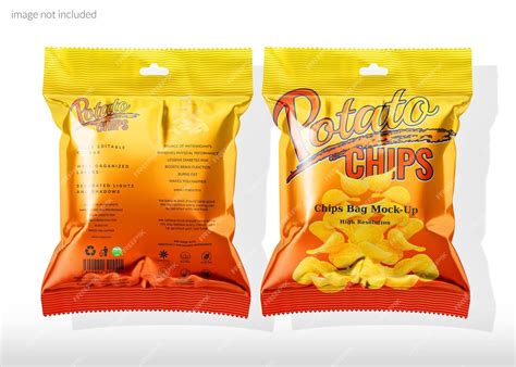 Premium Psd Snack Packet Mockup