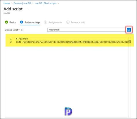 How To Run Shell Scripts On MacOS Devices In Intune
