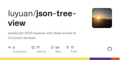 Github Luyuanjson Tree View Javascript Json Explorer With Styles Similar To Chromes Devtools